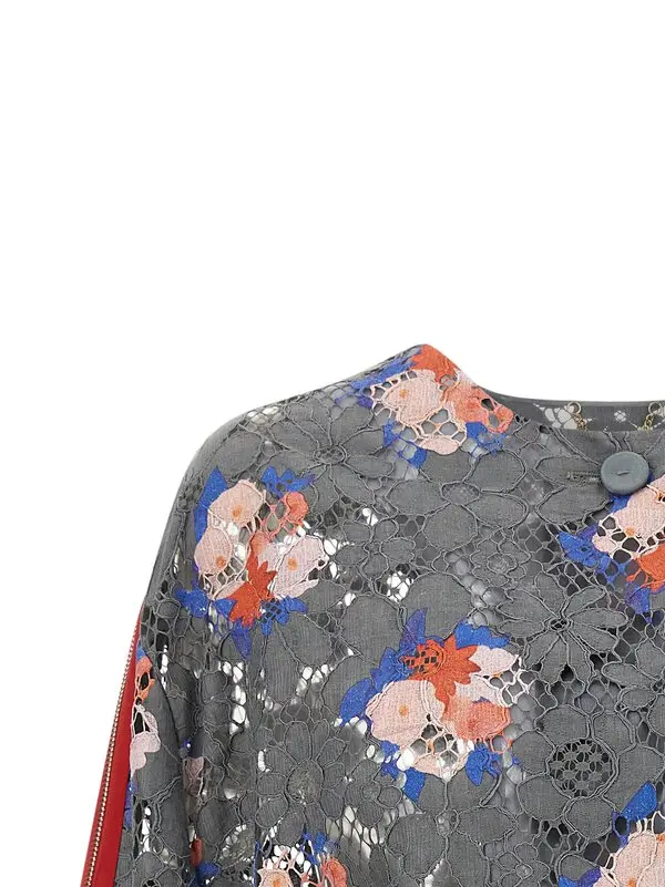 Fendi Lace Blazer With Archival Floral Pattern