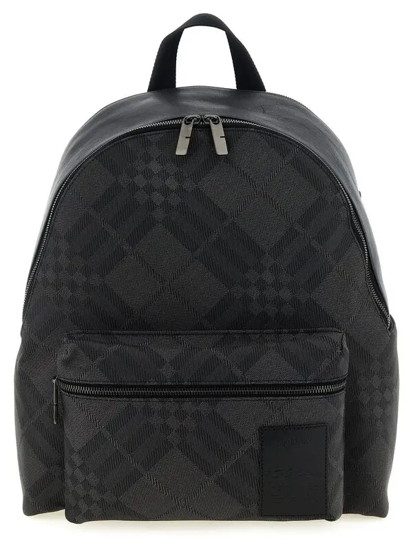 Burberry Chester Nylon Blend Backpack - Black