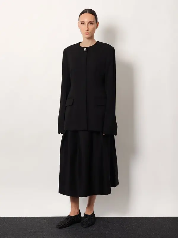 TOTEME Wool And Silk Midi Dress