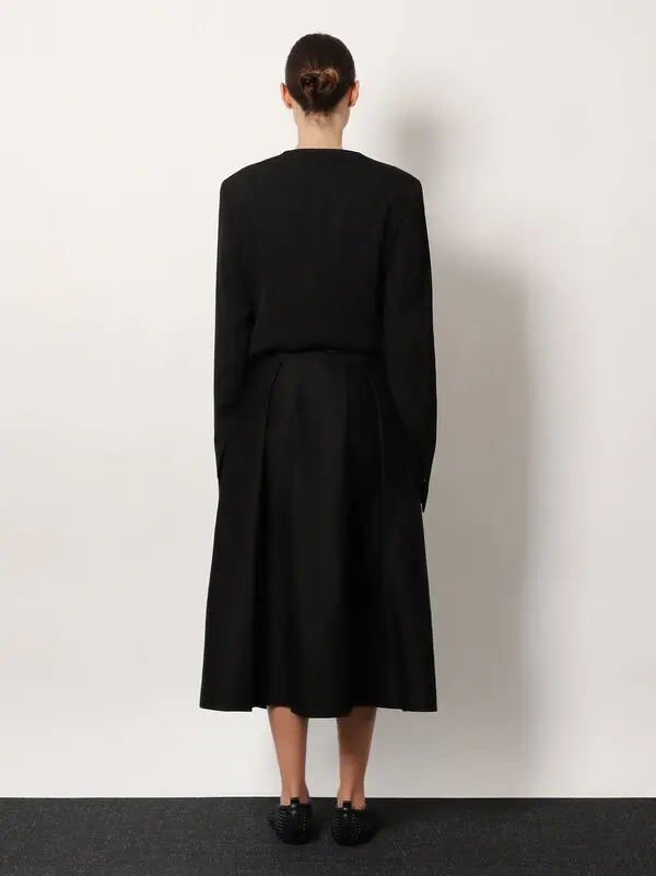 TOTEME Wool And Silk Midi Dress