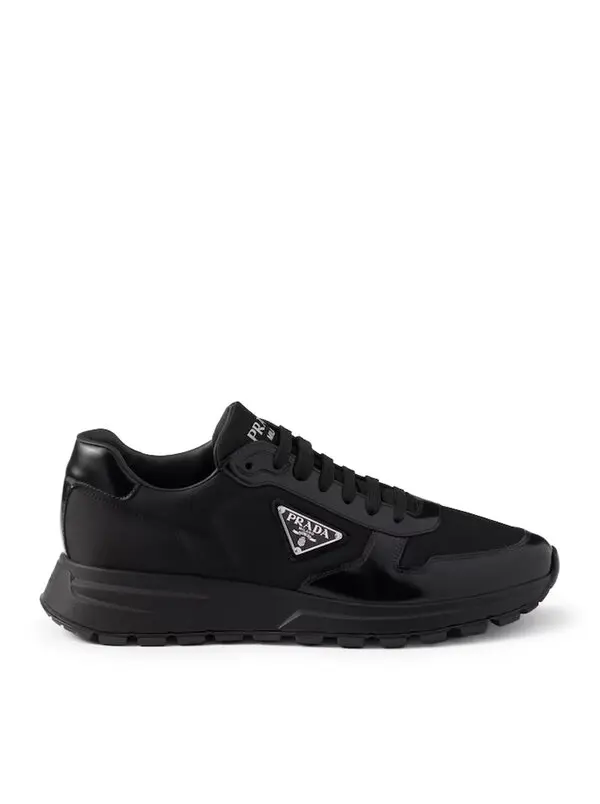 Prada Re-nylon And Brushed Leather Sneakers - Multicolor
