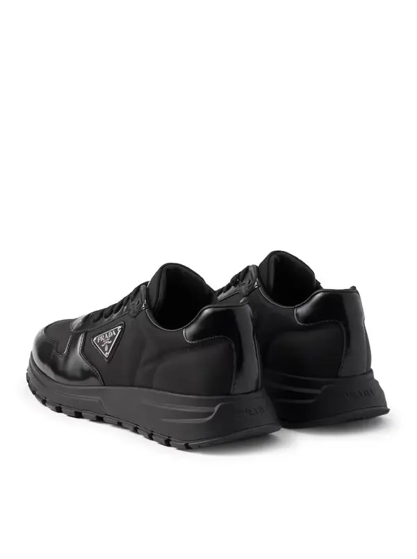 Prada Re-nylon And Brushed Leather Sneakers - Multicolor