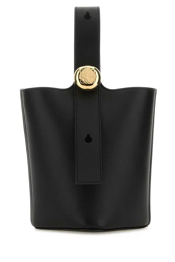 Loewe Mini Pebble Bucket Bag - Black