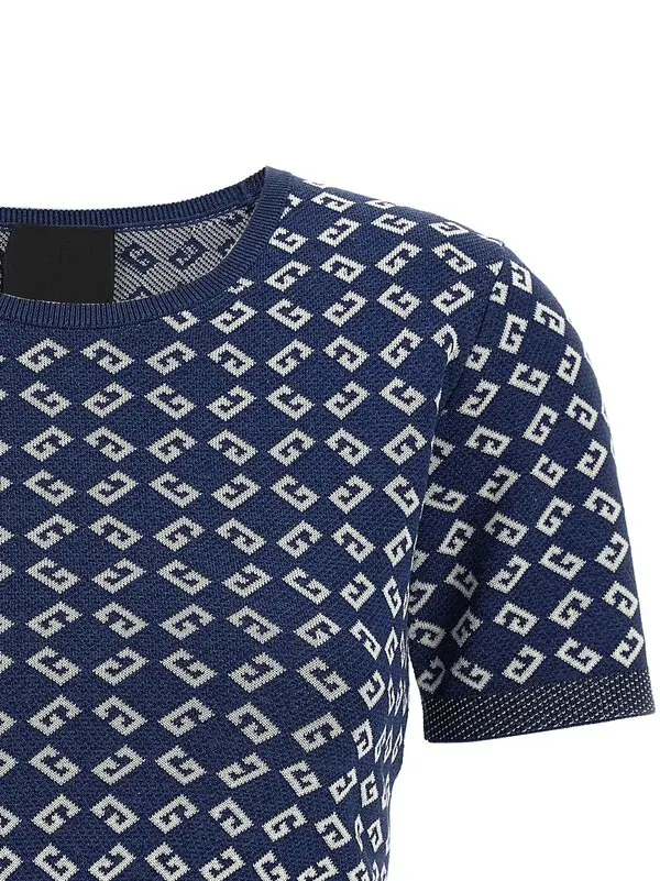 Givenchy Cropped Jacquard Top With 'g' Pattern