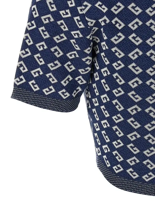 Givenchy Cropped Jacquard Top With 'g' Pattern