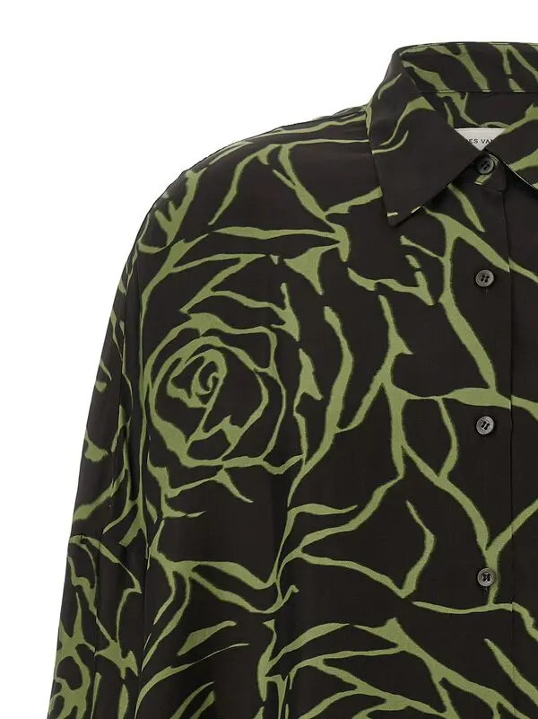 Dries Van Noten Casia Patterned Viscose Shirt