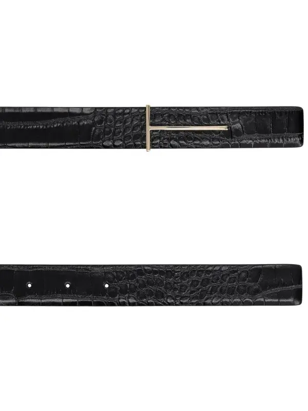 TOM FORD Belt With Buckle - Black