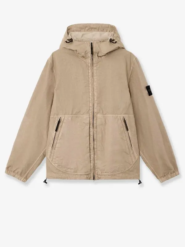 Stone Island Organic-look Nylon Panama-tc Jacket