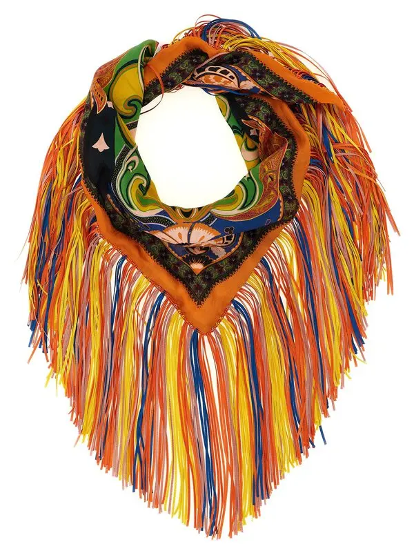 Etro Fringed Scarf - Multicolor