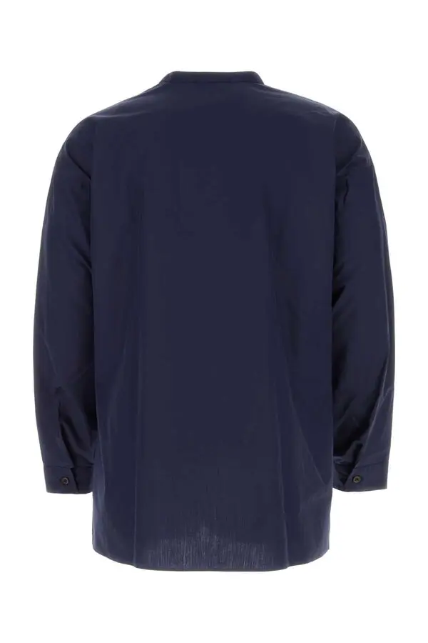 Prada Navy Poplin Oversize Shirt