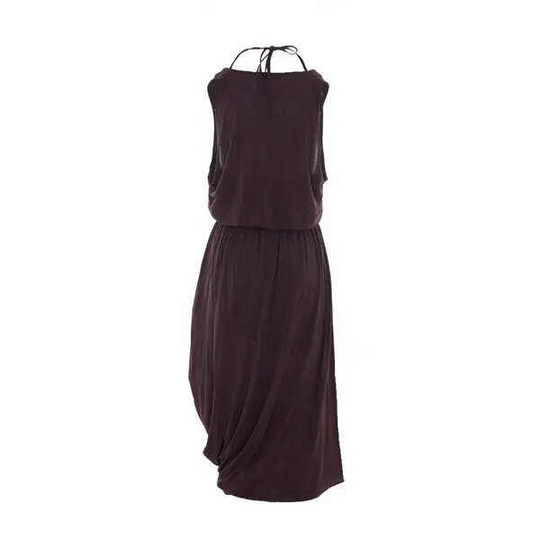 LEMAIRE Sleeveless Gathered Halter Neck Dress