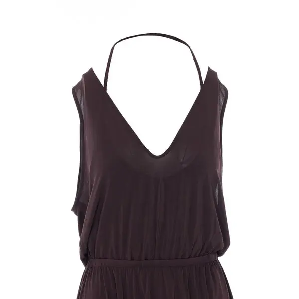LEMAIRE Sleeveless Gathered Halter Neck Dress