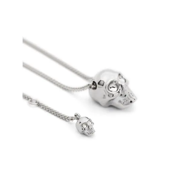 Alexander McQueen Tone Skull Pendant Necklace