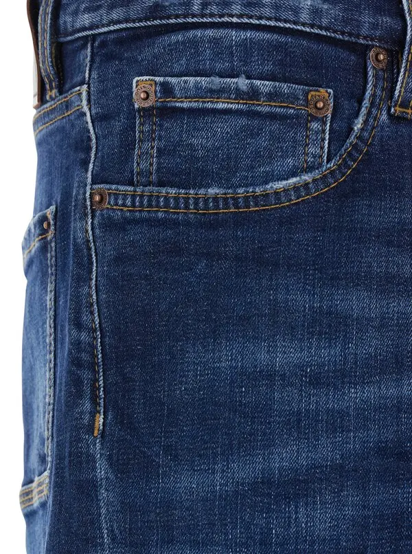 Dsquared2 Five-pocket Design Relaxed Fit Denim Jeans