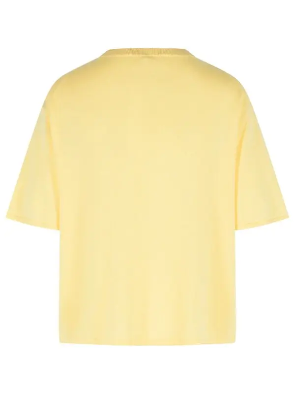 LISA YANG Rubie Cotton And Cashmere T-shirt - Yellow