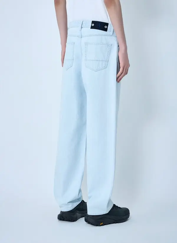 Stone Island Wide-leg Denim Jeans