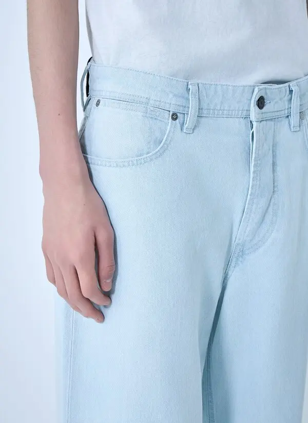 Stone Island Wide-leg Denim Jeans