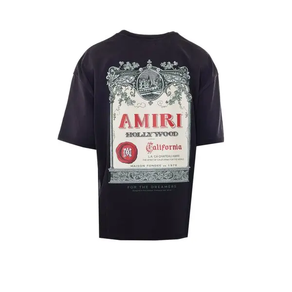 Amiri Chateau Stamp T-shirt - Black