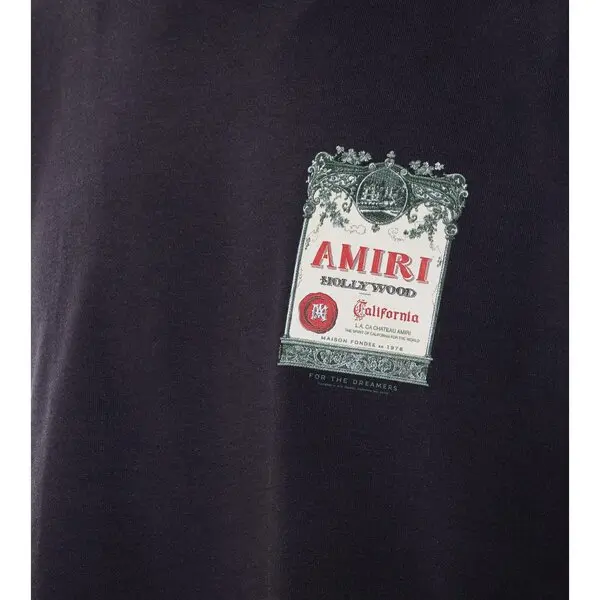 Amiri Chateau Stamp T-shirt - Black