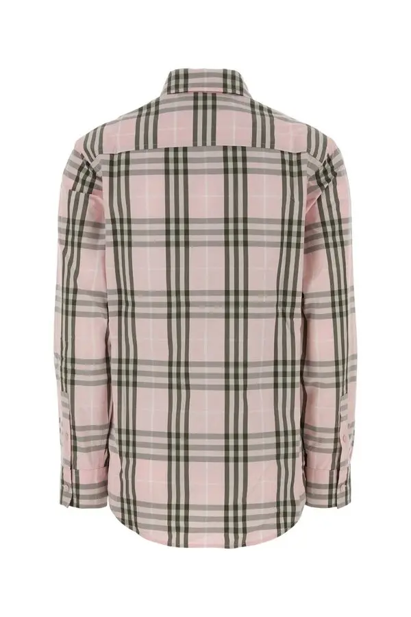 Burberry Embroidered Cotton Shirt - Multicolor