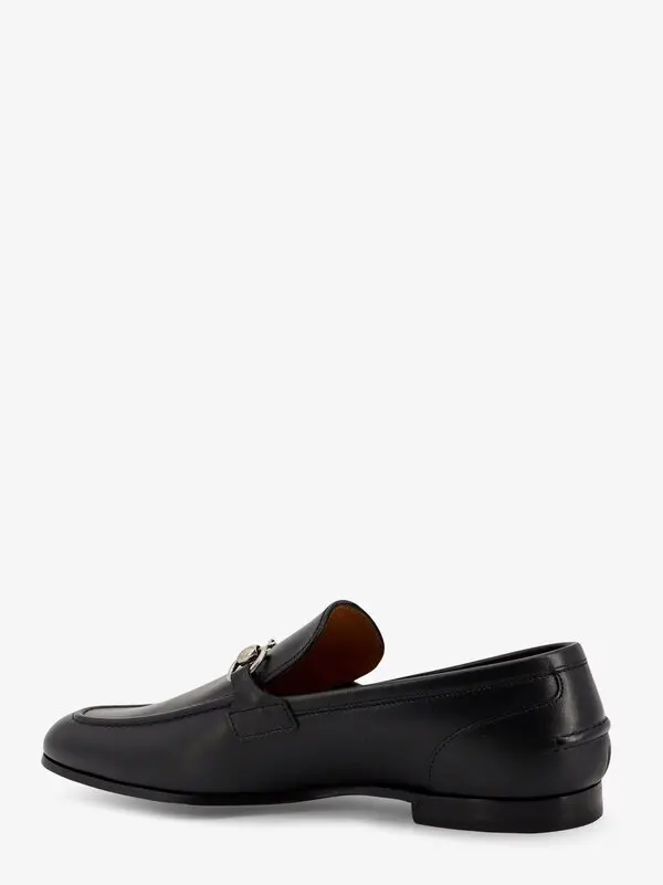 Gucci Jordaan Leather Loafers - Black