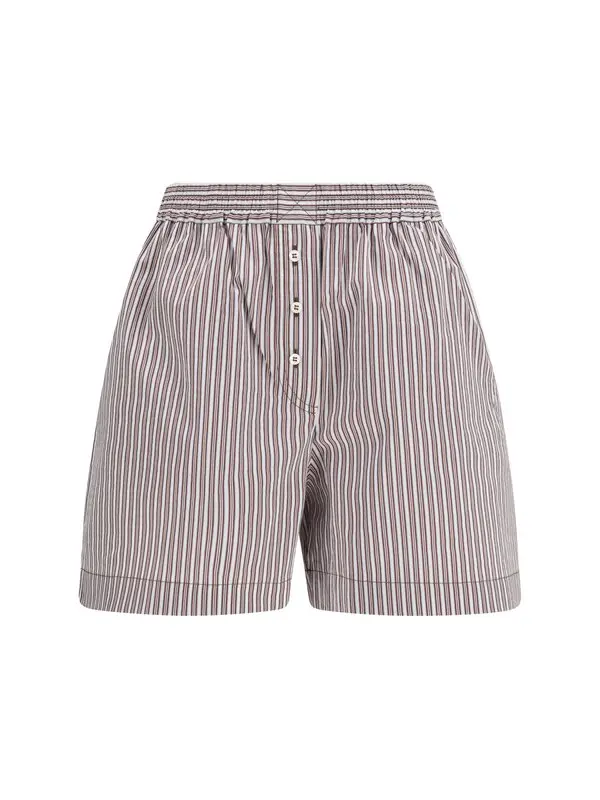 Brunello Cucinelli Striped Silk Boxer Shorts