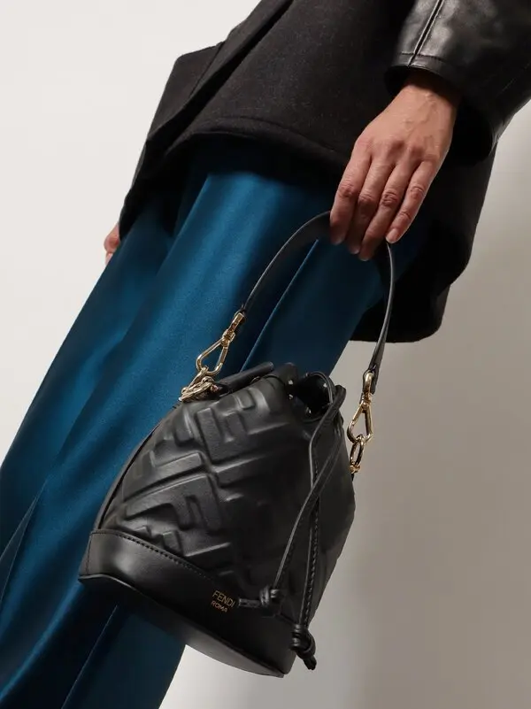 Fendi Mon Tresor Leather Bucket Bag - Multicolor