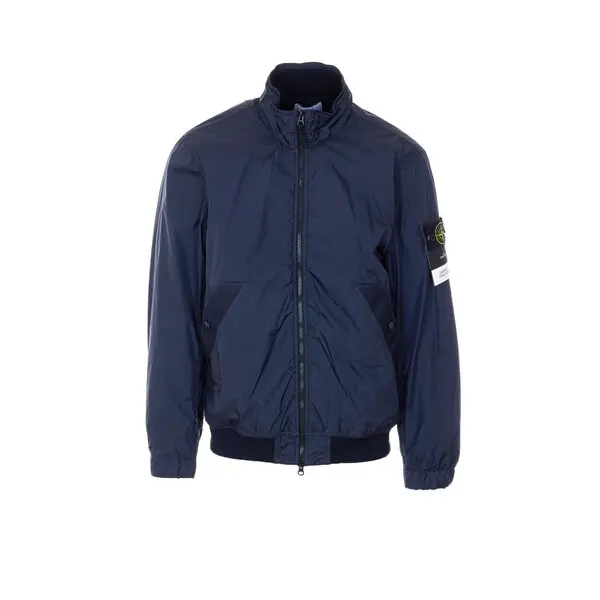 Stone Island Logo Garment Dyed Jacket