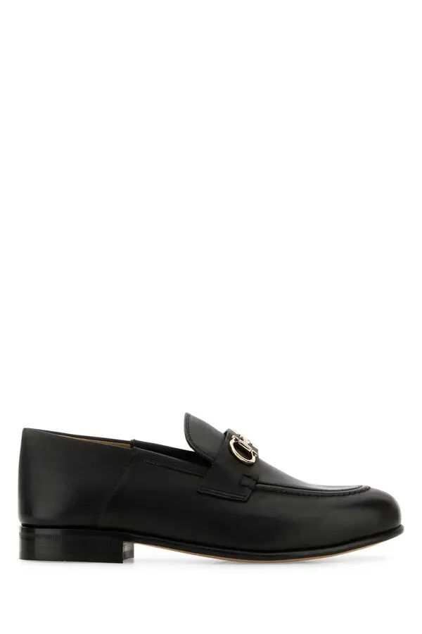 FERRAGAMO Ottone" Horsebit Loafers - Black