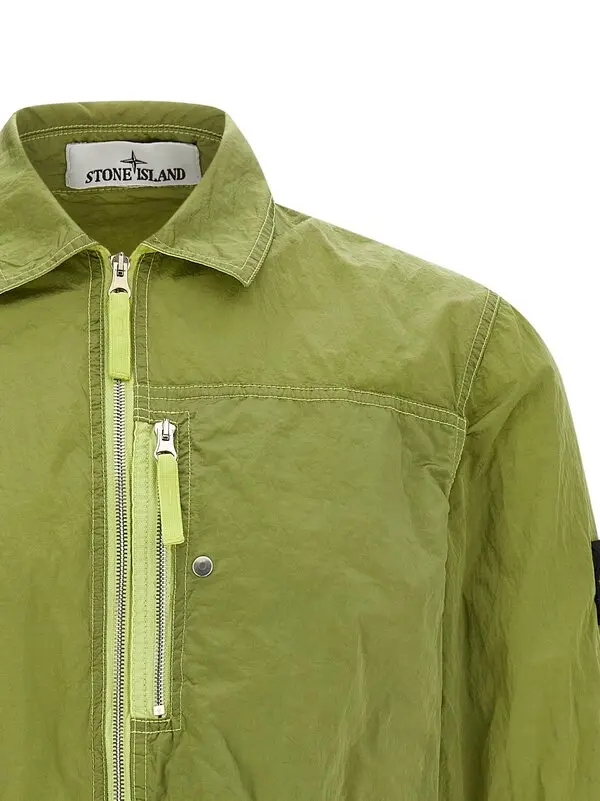 Stone Island 1200038' Overshirt - Green