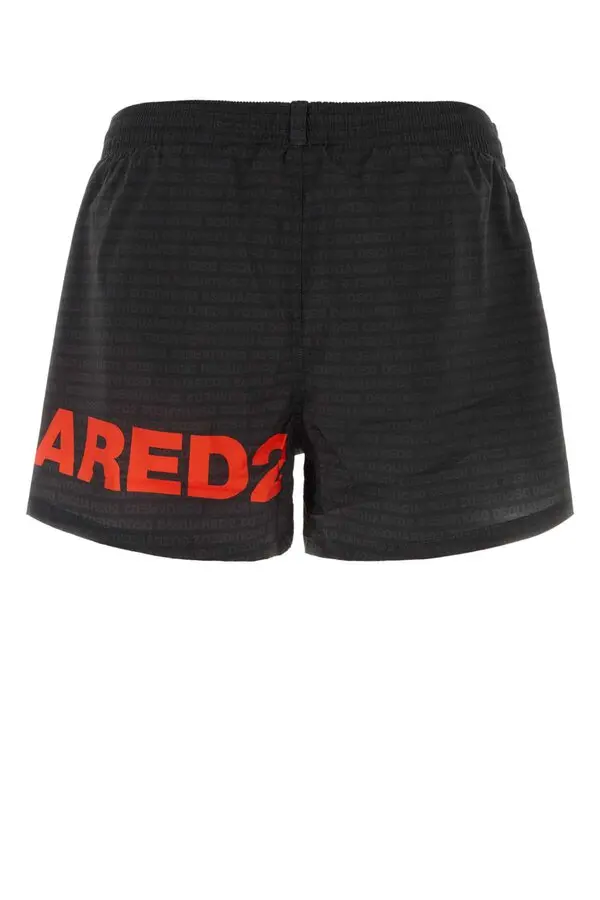 Dsquared2 Printed Polyester Swimming Shorts