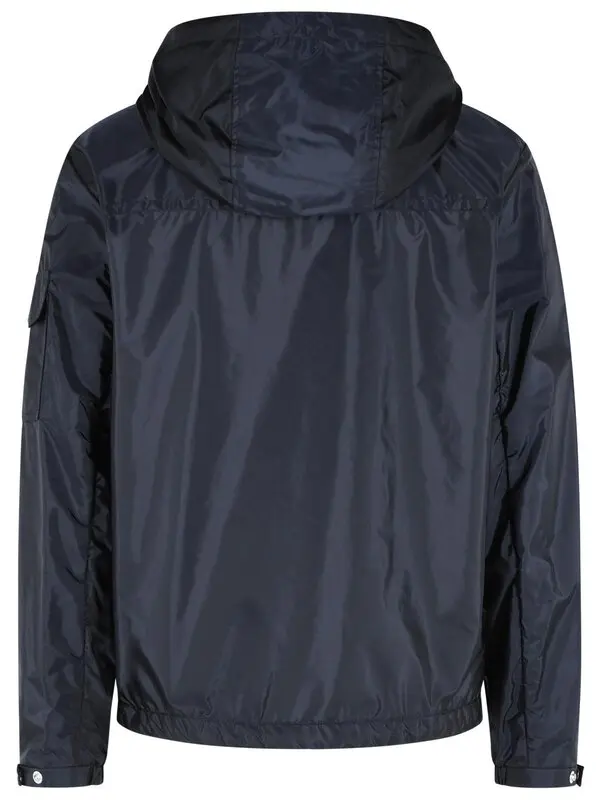 Moncler Mornay Navy Polyamide Hooded Jacket