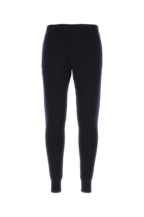 Prada Dark Stretch Cashmere Blend Joggers