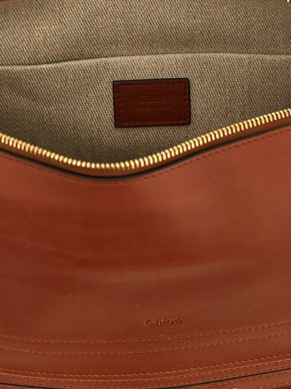 Chloé Marcie Small Shoulder Bag - Brown