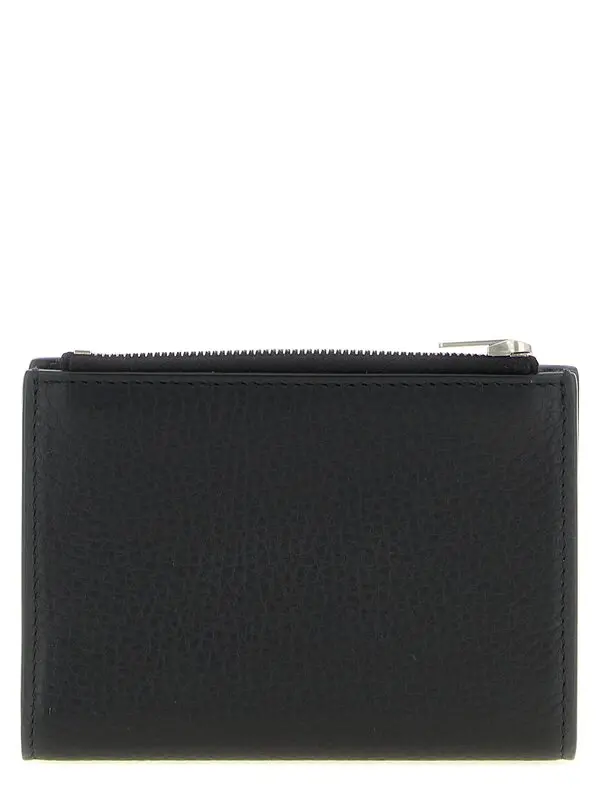 Saint Laurent Tiny Cassandre' Wallet - Black