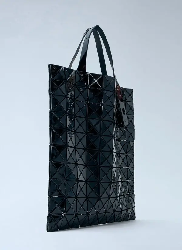 Issey Miyake Geometric Paneled Tote Bag - Black