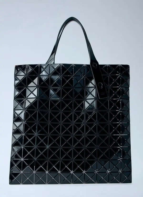 Issey Miyake Geometric Paneled Tote Bag - Black