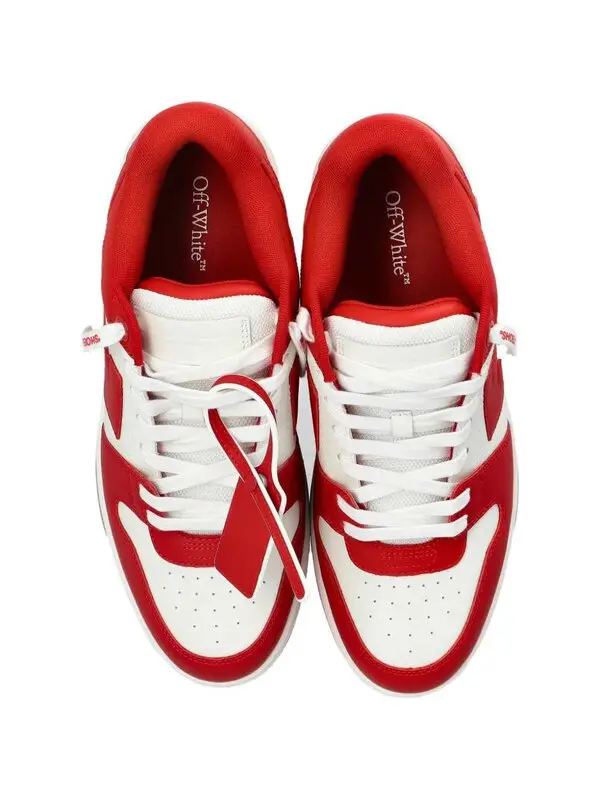 Off-White Out Of Office" Sneakers With Arrow Motif - Red