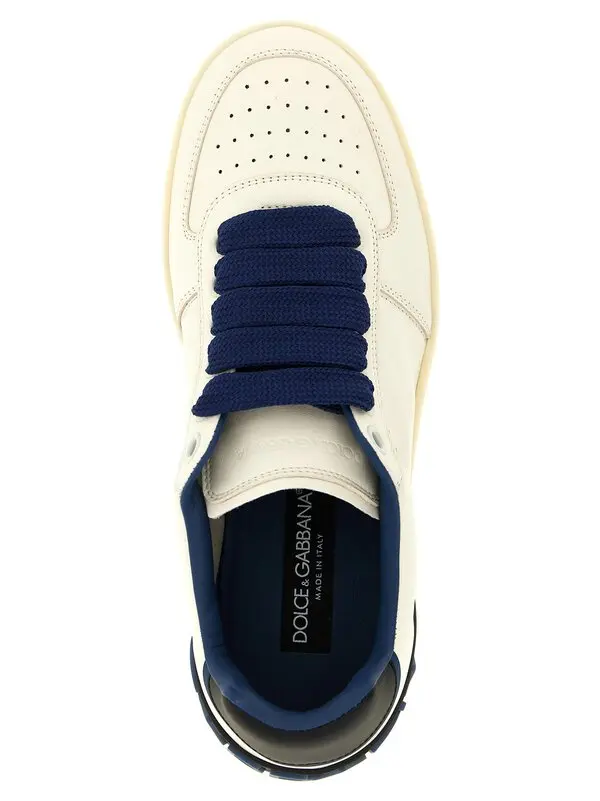 Dolce & Gabbana Portofino' Nappa Leather Sneakers - Blue