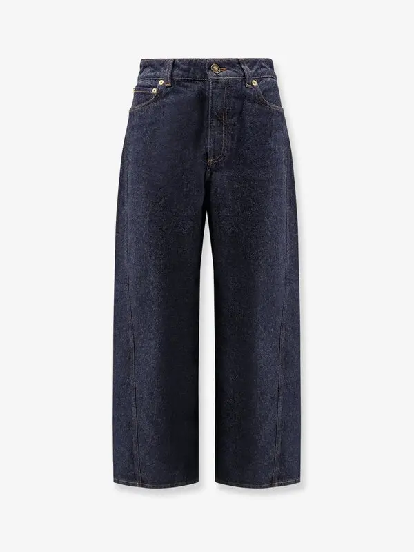 Givenchy Twisted Dark Wash Denim Jeans - Blue
