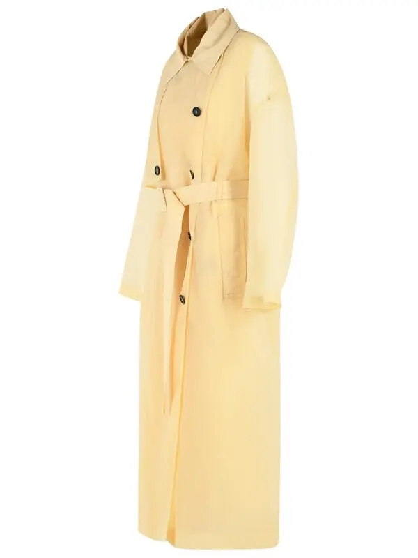 Sportmax Fata" Trench Coat - Cream