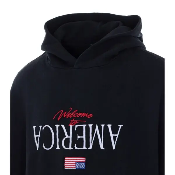 WILLY CHAVARRIA Welcome To America Hoodie - Black