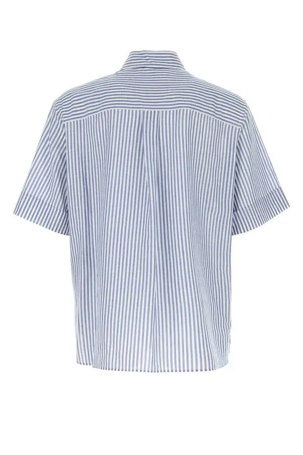 Valentino Garavani Embroidered Cotton Blend Shirt