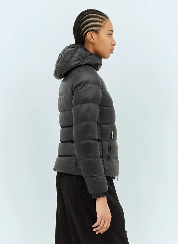 Moncler Gles Hooded Down Jacket - Black
