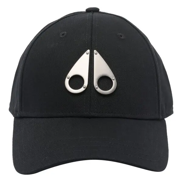 Moose Knuckles Baseball Cap With Embossed Logo Detail - Black