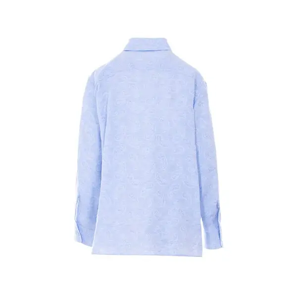 Etro Paisley Jacquard Motif Shirt - Blue