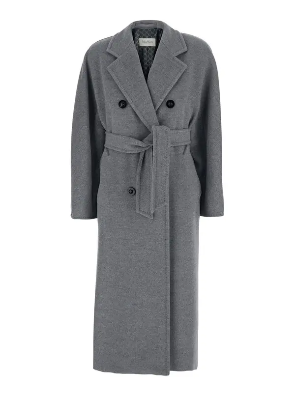 Max Mara Madame Double-breasted Wool And Cashmere Coat - Multicolor