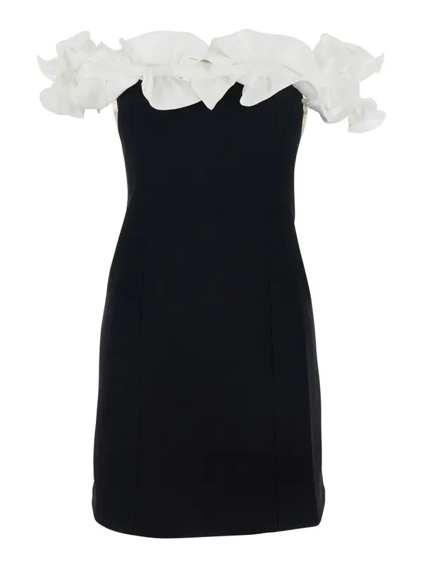 ROTATE BY BIRGER CHRISTENSEN Off-the-shoulder Ruffled Dress - Multicolor