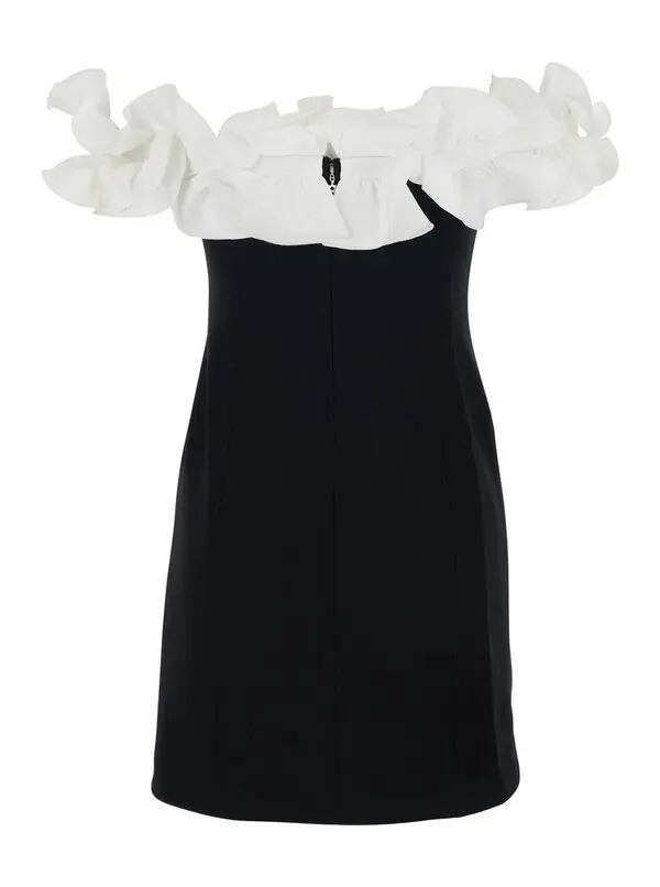 ROTATE BY BIRGER CHRISTENSEN Off-the-shoulder Ruffled Dress - Multicolor