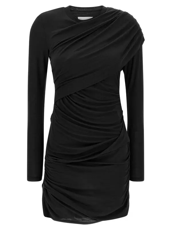 Isabel Marant Étoile Denise' Draped Mini Dress - Black